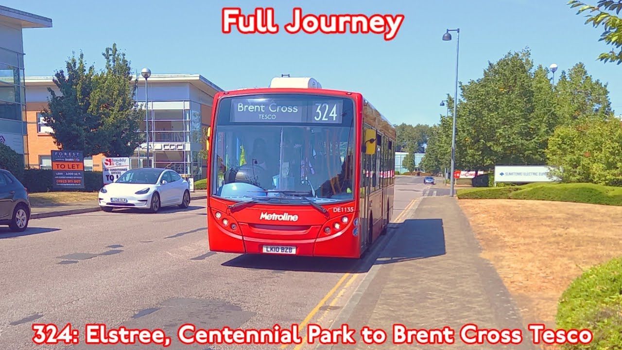 [4K] Full Journey on Route 324 | (DE1135) LK10BZB - Elstree, Centennial ...