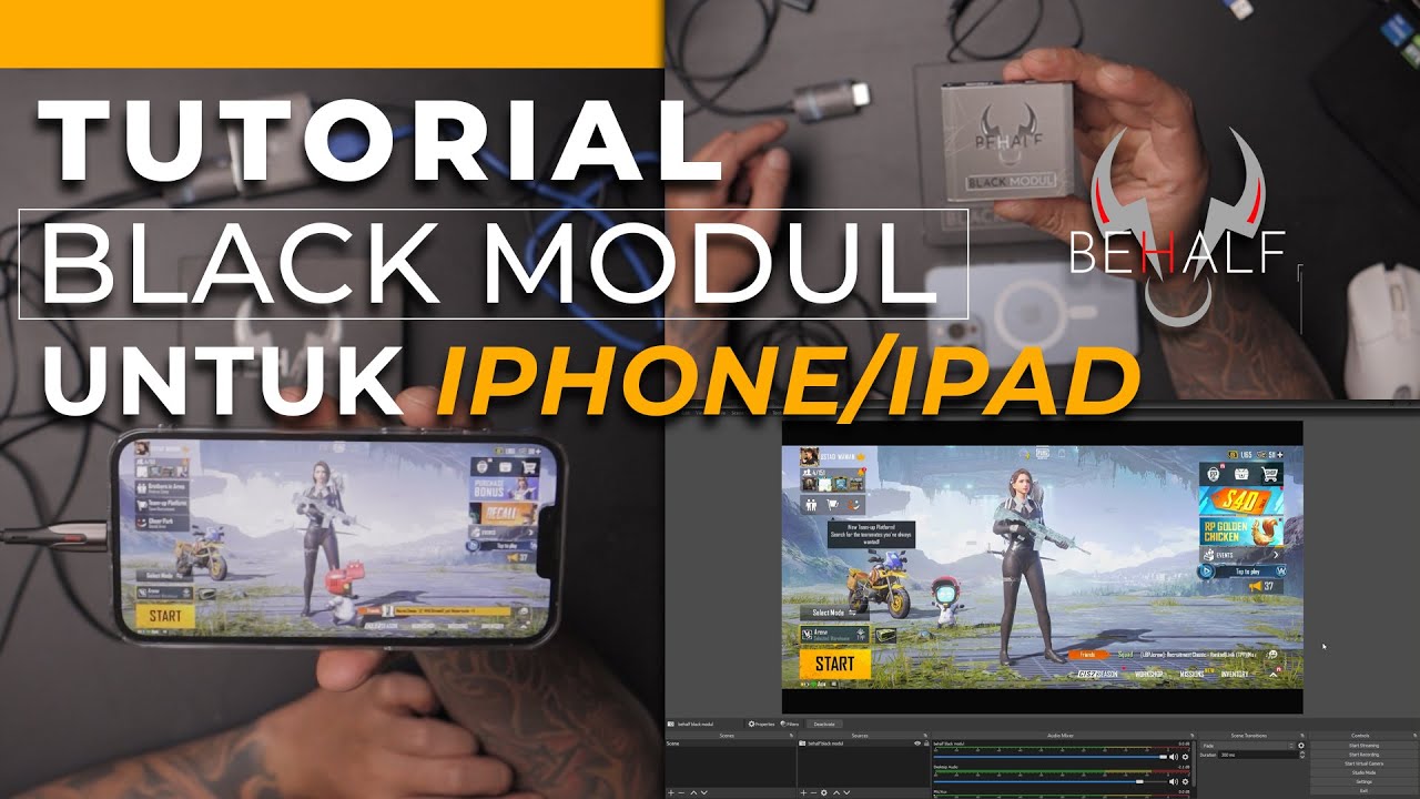 TUTORIAL PEMASANGAN GAME CAPTURE BEHALF BLACK MODUL DI IPHONE/IPAD ...