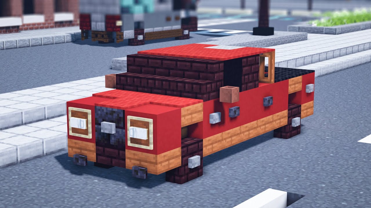 Minecraft Ford F-150 Pickup Truck Tutorial - YouTube