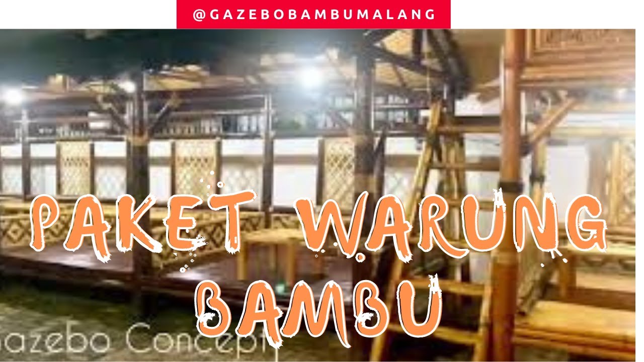 PAKET CAFE BAMBU MINIMALIS KEKINIAN, JASA DESAIN CAFE, JASA BANGUN CAFE ...