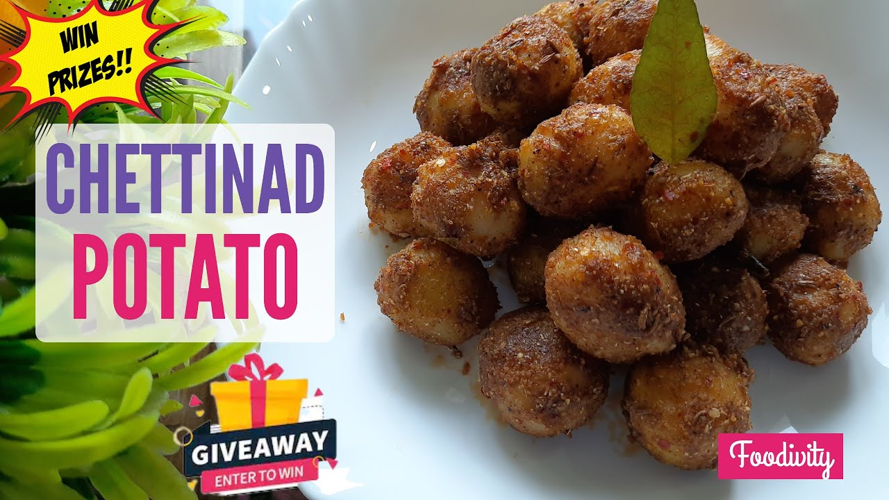 How to make Chettinad potato fry | Chettinad aloo masala | Chettinad ...