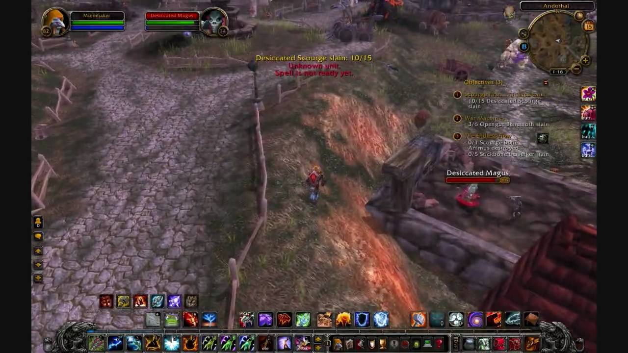 Cataclysm Beta - Battle of Andorhal Forsaken pt1 - YouTube