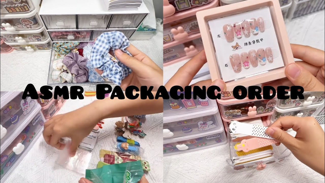 Asmr Packaging order | asmr nails packaging order | asmr packaging # ...