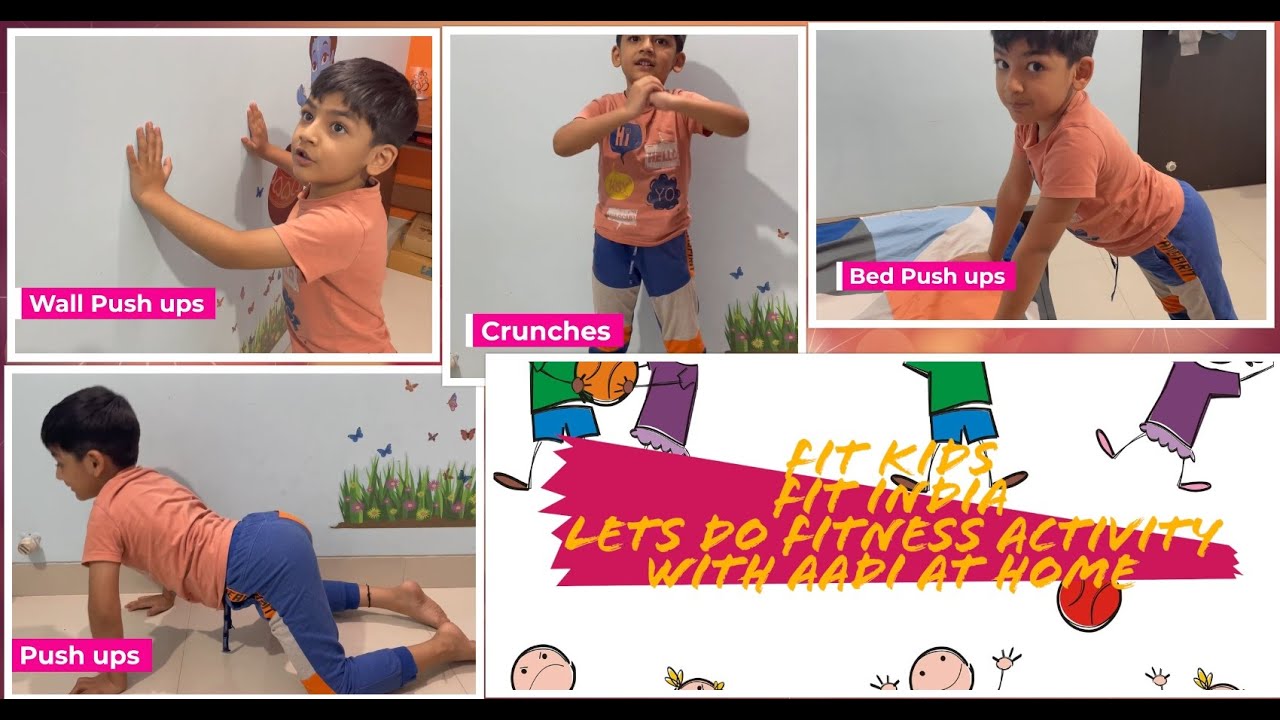 Fit Kids | Fit India | Lets do fitness activity with AADI At Home ...