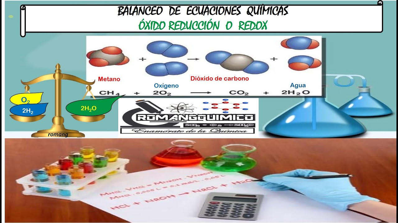 Balanceo de Ecuaciones químicas por Óxido reducción o Redox - Balancing ...