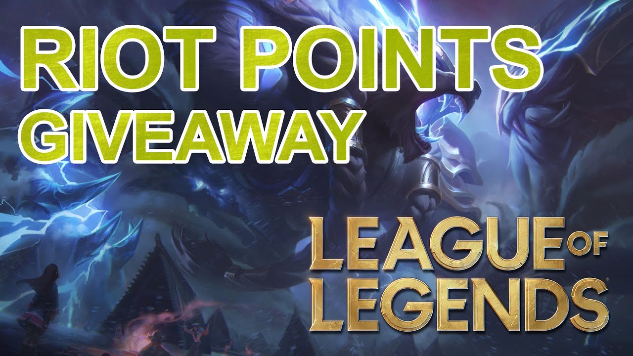 League of Legends Giveaway | Sorteo de Riot Points [2020] - YouTube