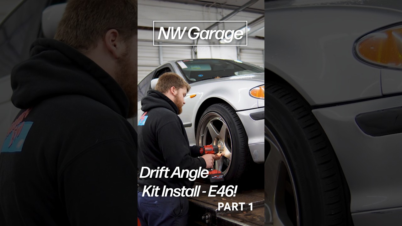 Installing Villains Angle Kit on E46 Sedan PART 1 - YouTube