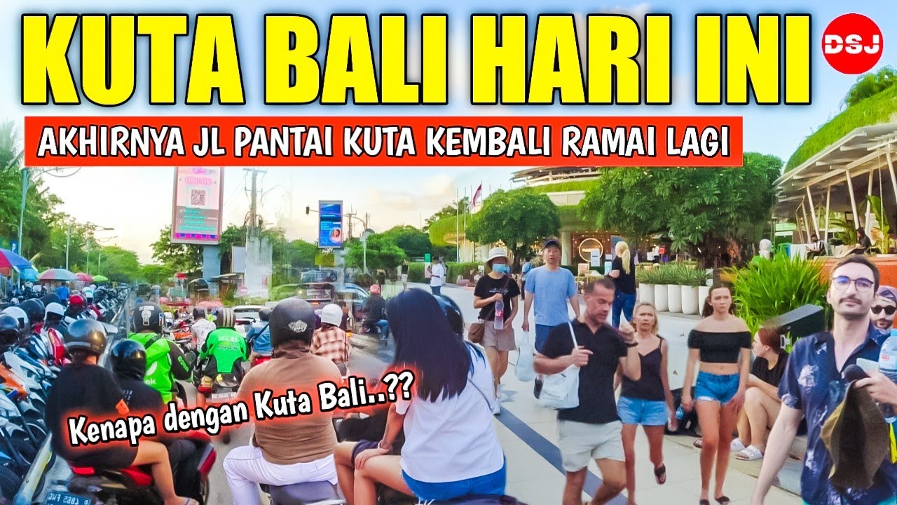 Macet! Situasi Kuta Bali Hari ini di Jalan Pantai Kuta Bali Terbaru ...