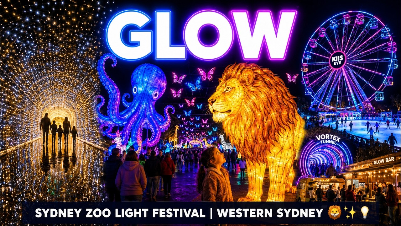 Experience the Magic of GLOW Light Festival 2024 | Western Sydney's ...