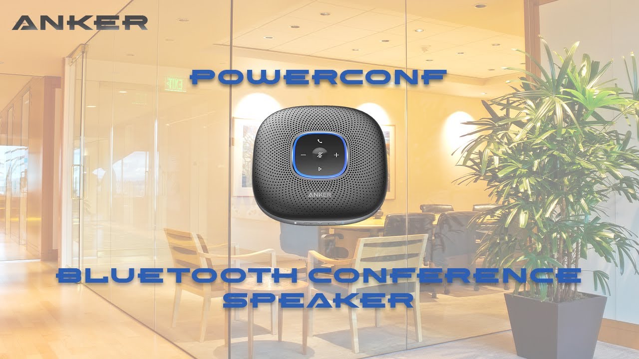 Anker PowerConf Bluetooth Conference Speaker - YouTube