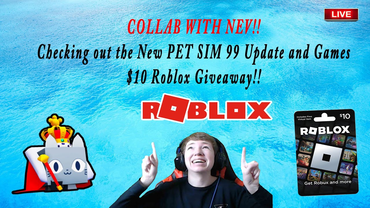 Mr. King Awesome Live Stream! Roblox Pet Sim 99 & Games! 50 Likes ...