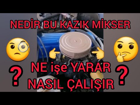 KAZIK MİKSER NEDİR ? /NE İŞE YARAR LPG'DE HAVA FİLİTRESİ BANTLAMAYA GAZ AYARI'NA SON !
