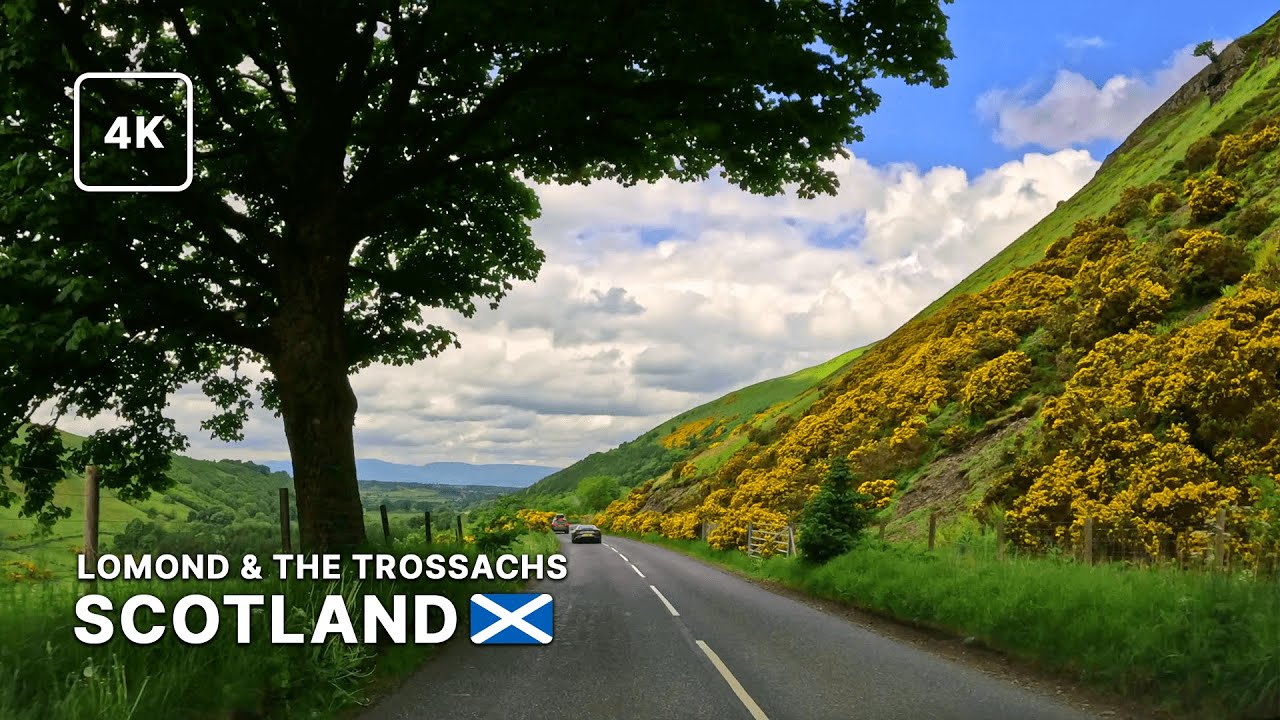 Scenic 4K Scotland Drive | Lomond & The Trossachs | Timelapse - YouTube