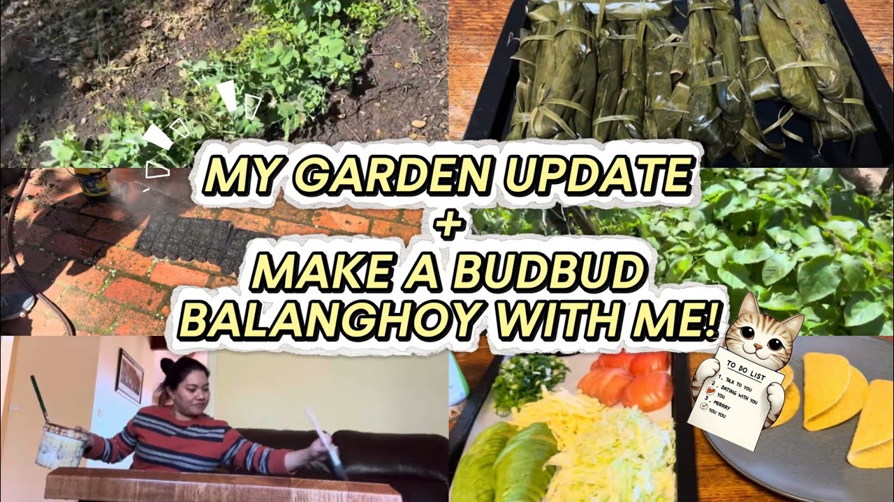 WHAT A PRODUCTIVE DAY! GARDEN UPDATE & MAKING BUDBUD, YUM! 🫔🍴 - YouTube