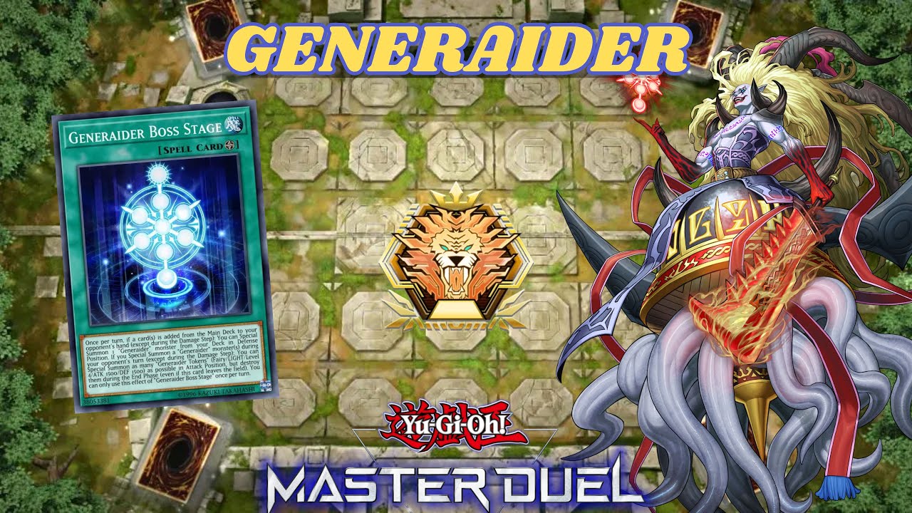 DO THIS to become a MASTER of GENERAIDER | Yugioh! Master Duel Ranked ...