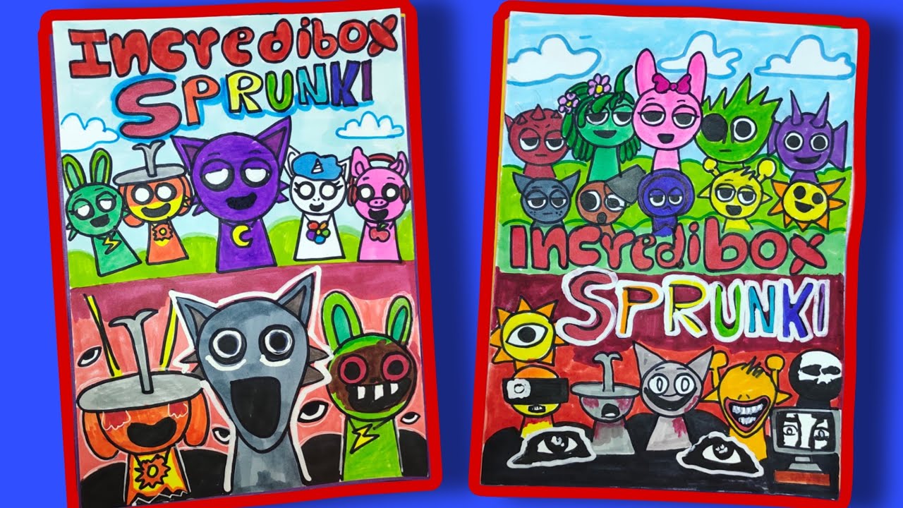 Incredibox Sprunki😱 VS SPRUNKI POPPY PLAYTIME😈 HORROR Game Book📚 ...