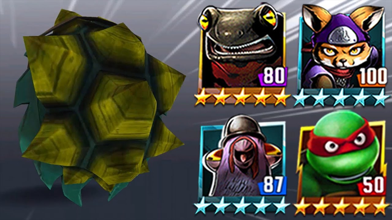TMNT Legends Slash, Alopex, Newtralizer, Raph Classic, Pigeon Pete ...
