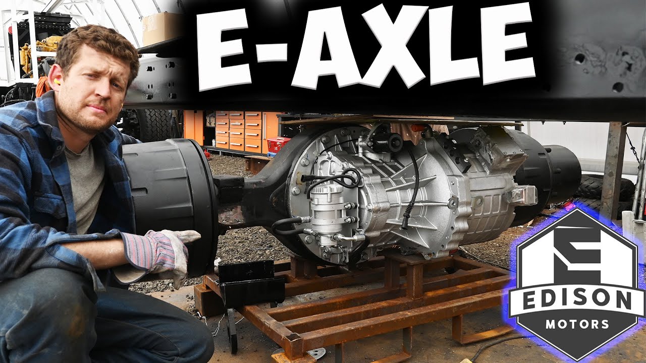E-Axle Installation Begins - YouTube