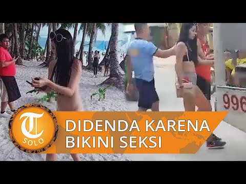 Pakai Bikini Tipis di Pantai Filipina, Turis Taiwan Ditangkap dan Didenda Rp 685.000