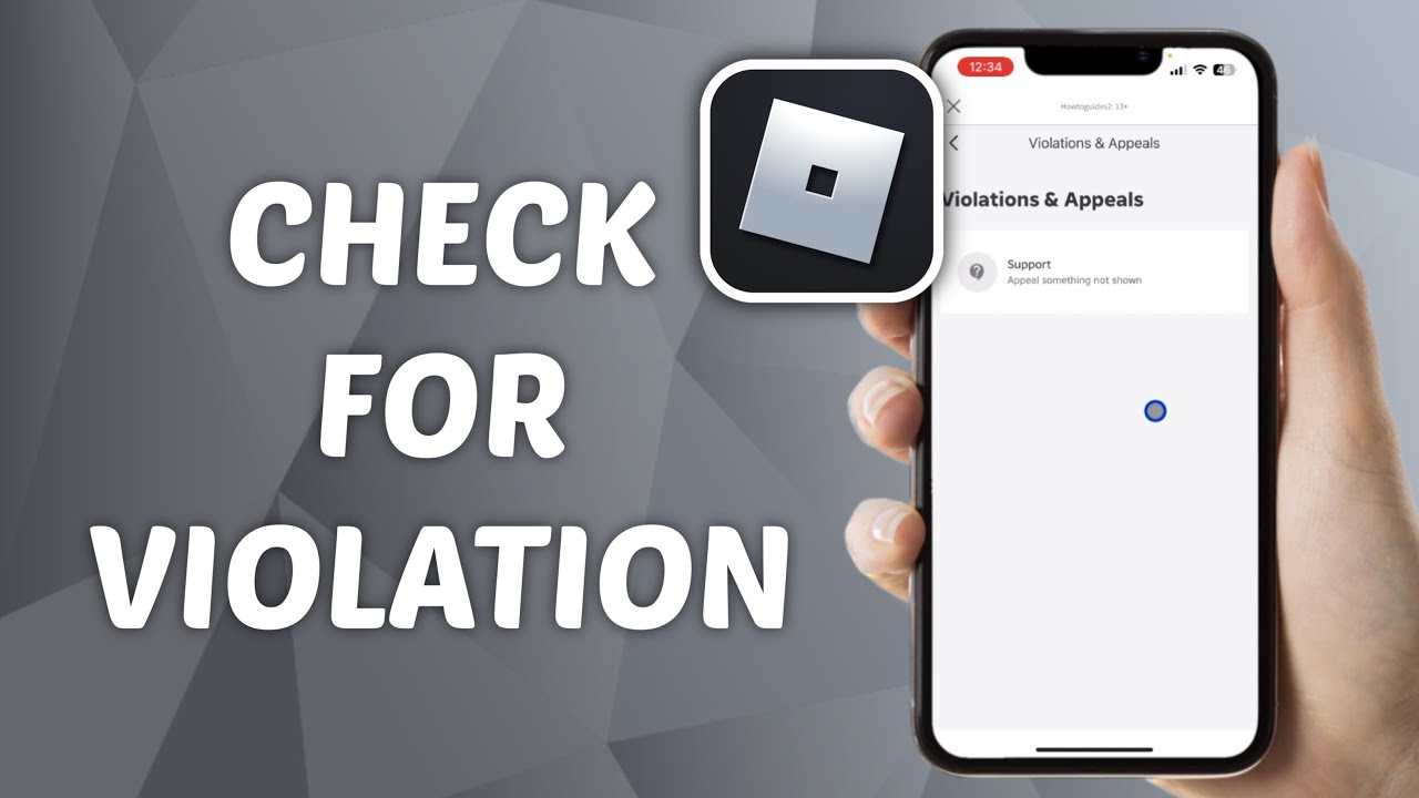 How to Check Violations on Roblox - YouTube