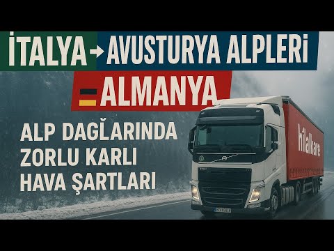 Karlı havada tır sürmek | ￼ karlı havada nasıl tır kullanılır | tır Vlog .