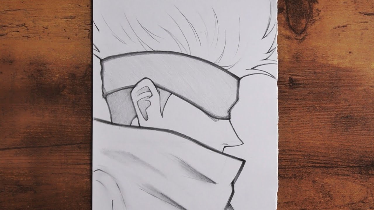 How to Draw Gojo | Anime Drawing Tutorial Step by step - YouTube