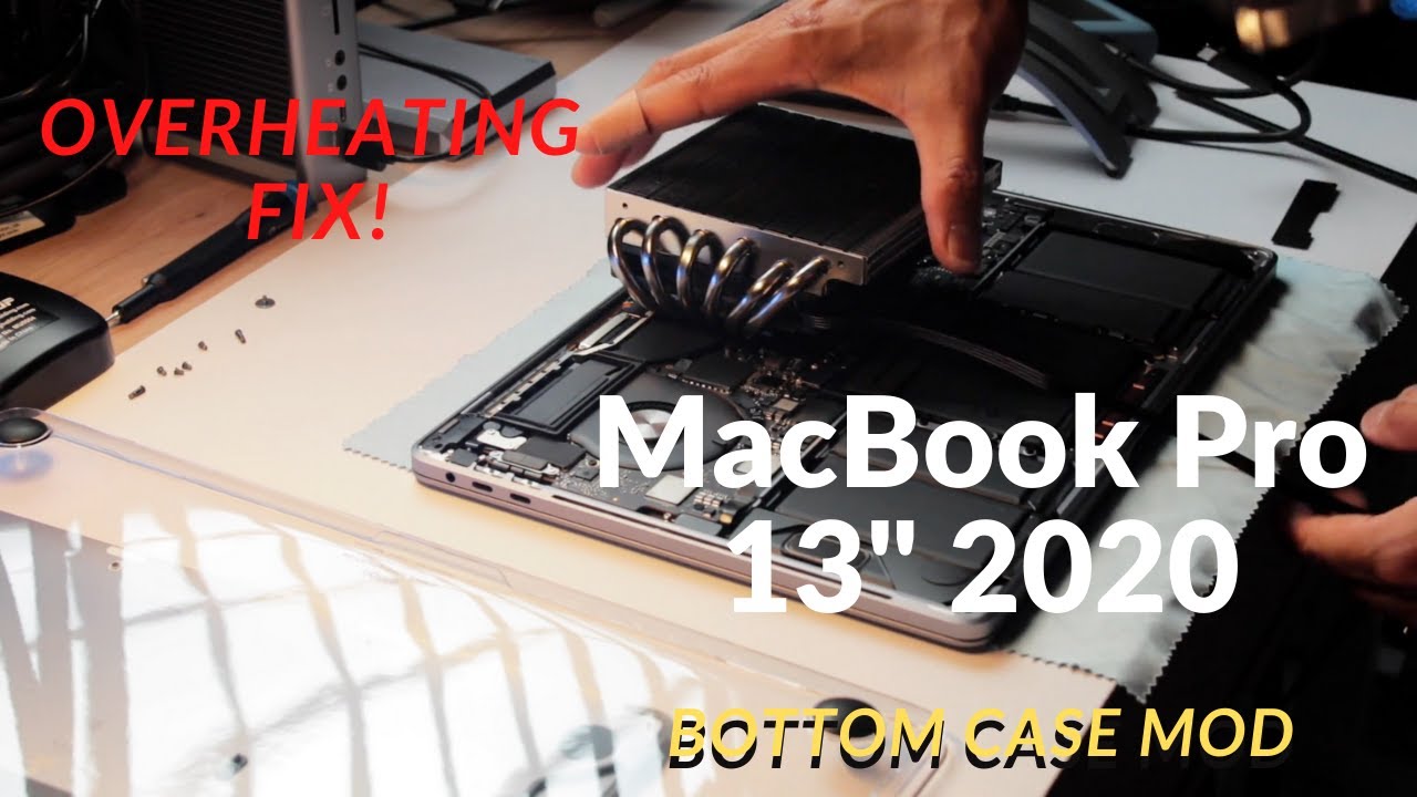 MacBook Pro 13" 2020 Bottom Case Modification. Now Cooler & FASTER! No ...