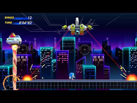 Sonic Superstars - Cyber Station Zone Boss - YouTube