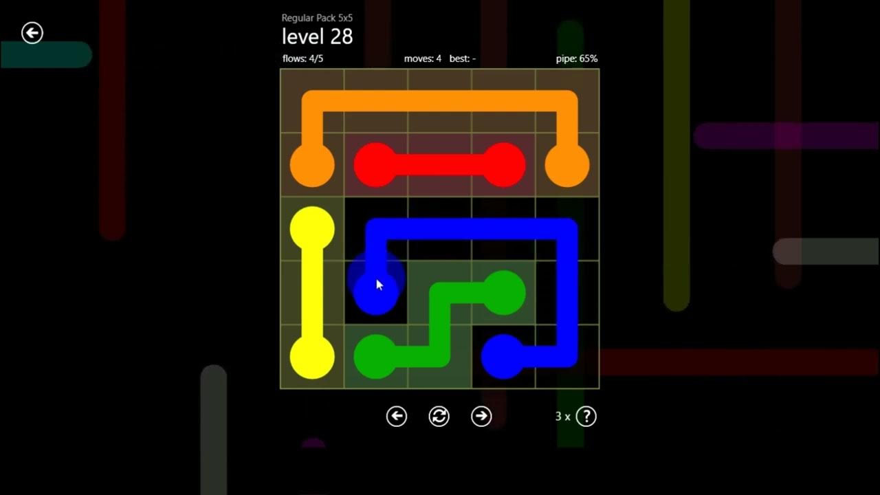 Flow Free Level-26 to 30 Regular Pack 5x5 | Tips & tricks | Flow Free ...