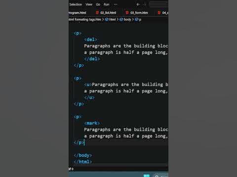#html #coding #webdevelopment #htmltags #marktags #trending #htmlcode - YouTube