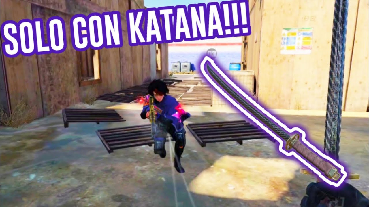 JUGANDO SOLO CON LA KATANA EN CALL OF DUTY MOBILE!!! - YouTube