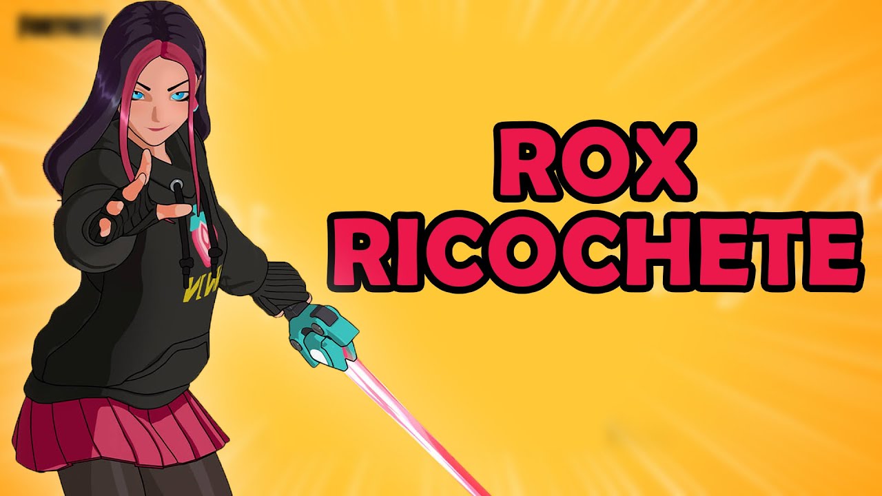 FORTNITE - GAMEPLAY COM A ROX RICOCHETE (PACOTE LENDAS DE ANIME) - YouTube