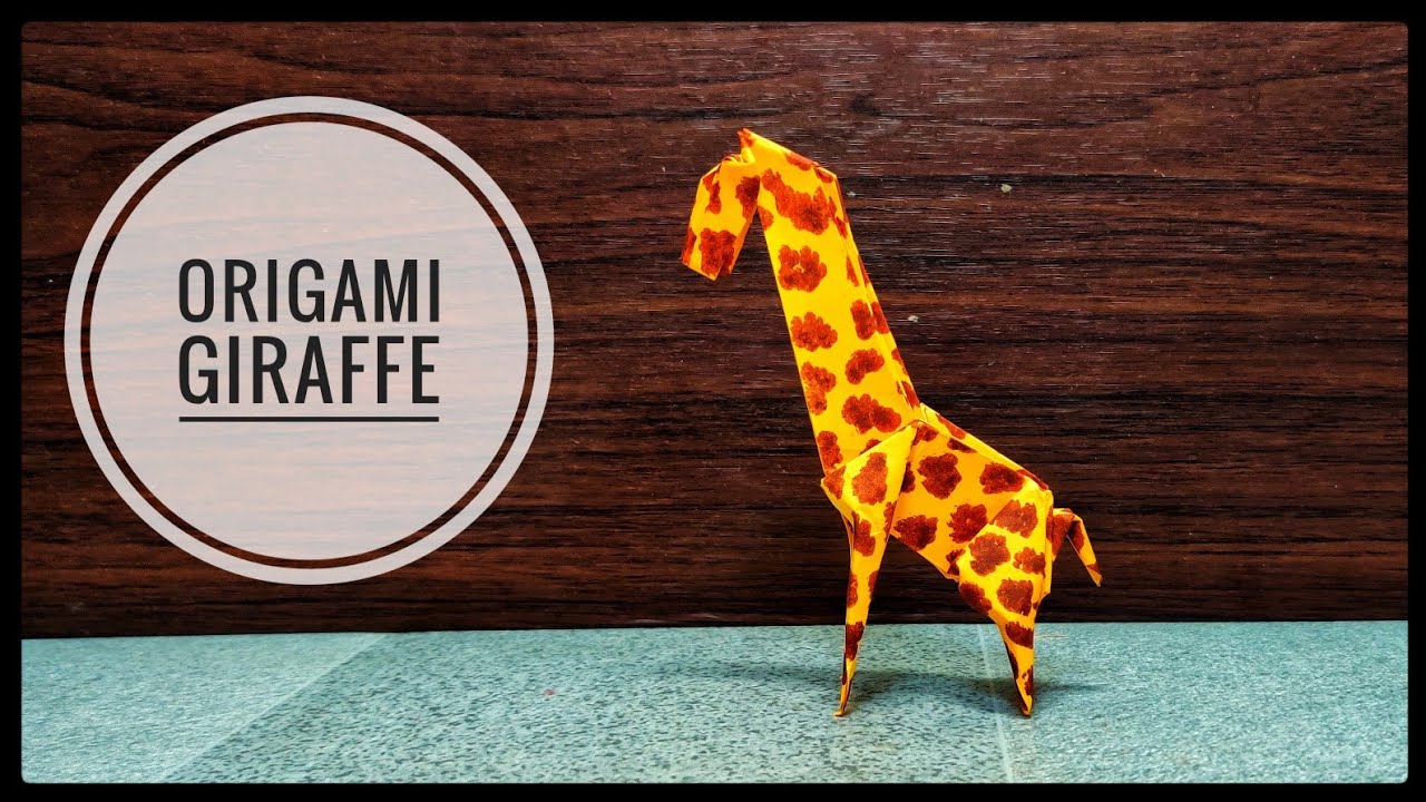 Origami Giraffe | Origami Animal | Origami tutorial | Paper craft - YouTube