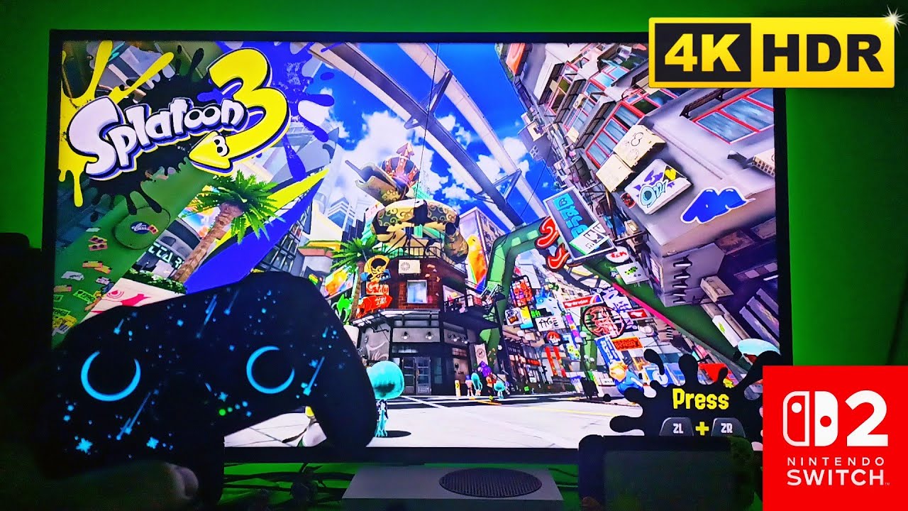 🚨Splatoon 3 esta INCRÍVEL em 4K 60 fps no Switch 2 😱 - YouTube