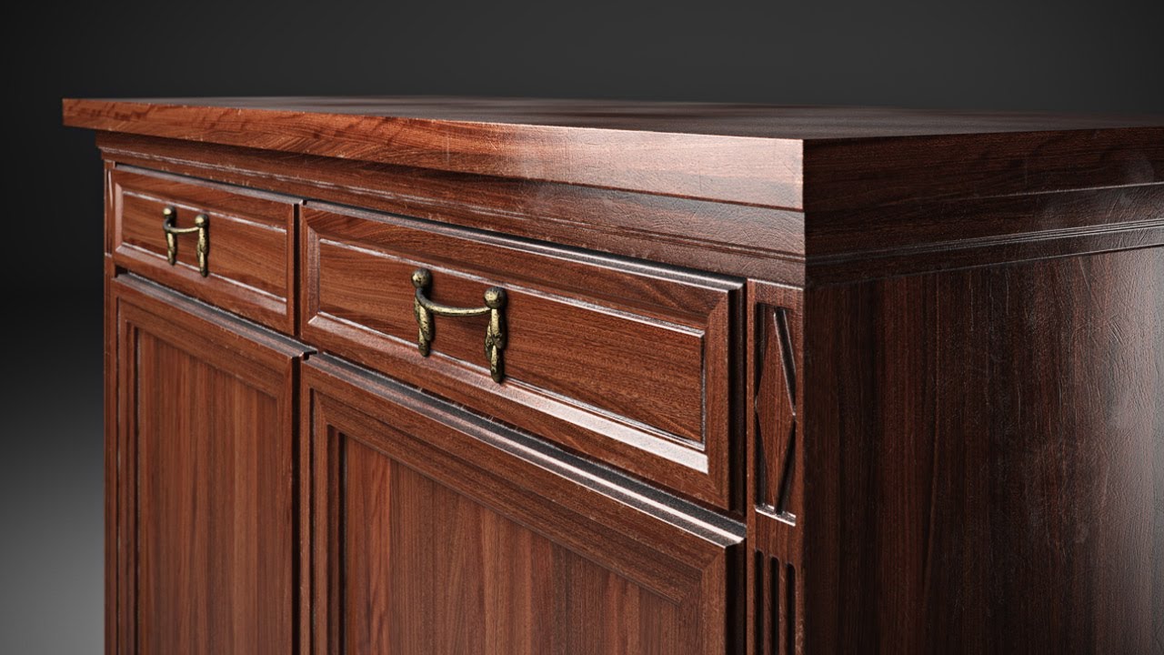 vray wood material 3dmax - YouTube