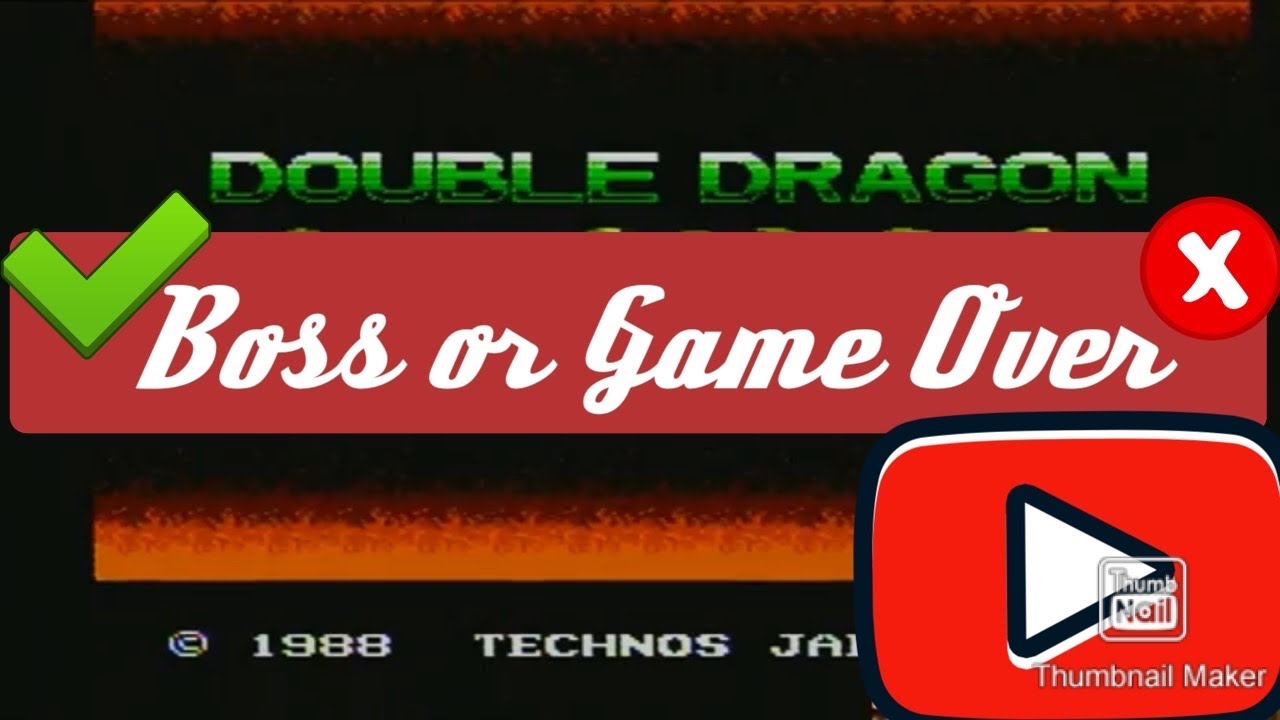 Boss or Game Over - Double Dragon 1,2,3 &4 - YouTube