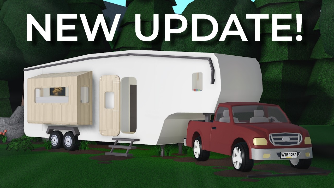 I built a camper-trailer/RV house in bloxburg - YouTube