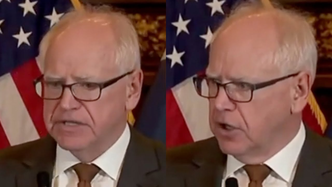 Tim Walz Looks SHOCKED When He Realizes What Comes Next - YouTube