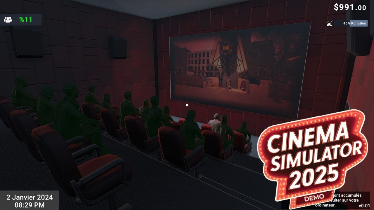 Cinemax - Le plus miteux des cinémas - Cinema Simulator 2025 Demo - YouTube