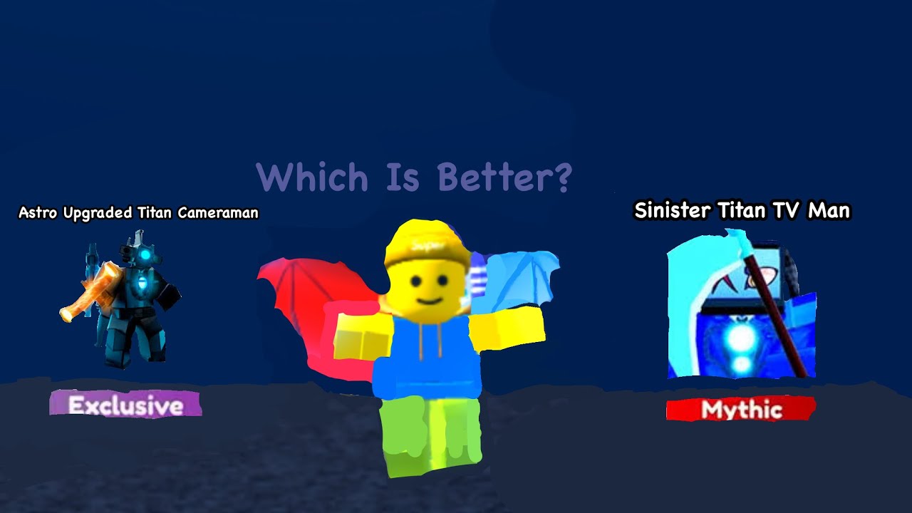 Sinister Titan Vs Astro Titan! [ Toilet Tower Defense! ] - YouTube