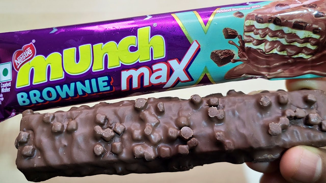 Nestlé Munch Brownie Max Wafer Chocolate Bar🍫 | Ingredients, Taste ...