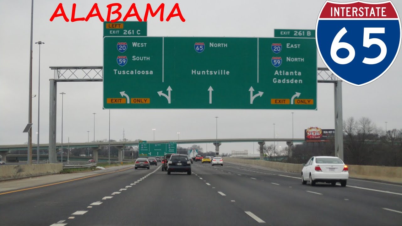 Interstate 65 - Alabama northbound [FULL LENGTH VIDEO] - YouTube
