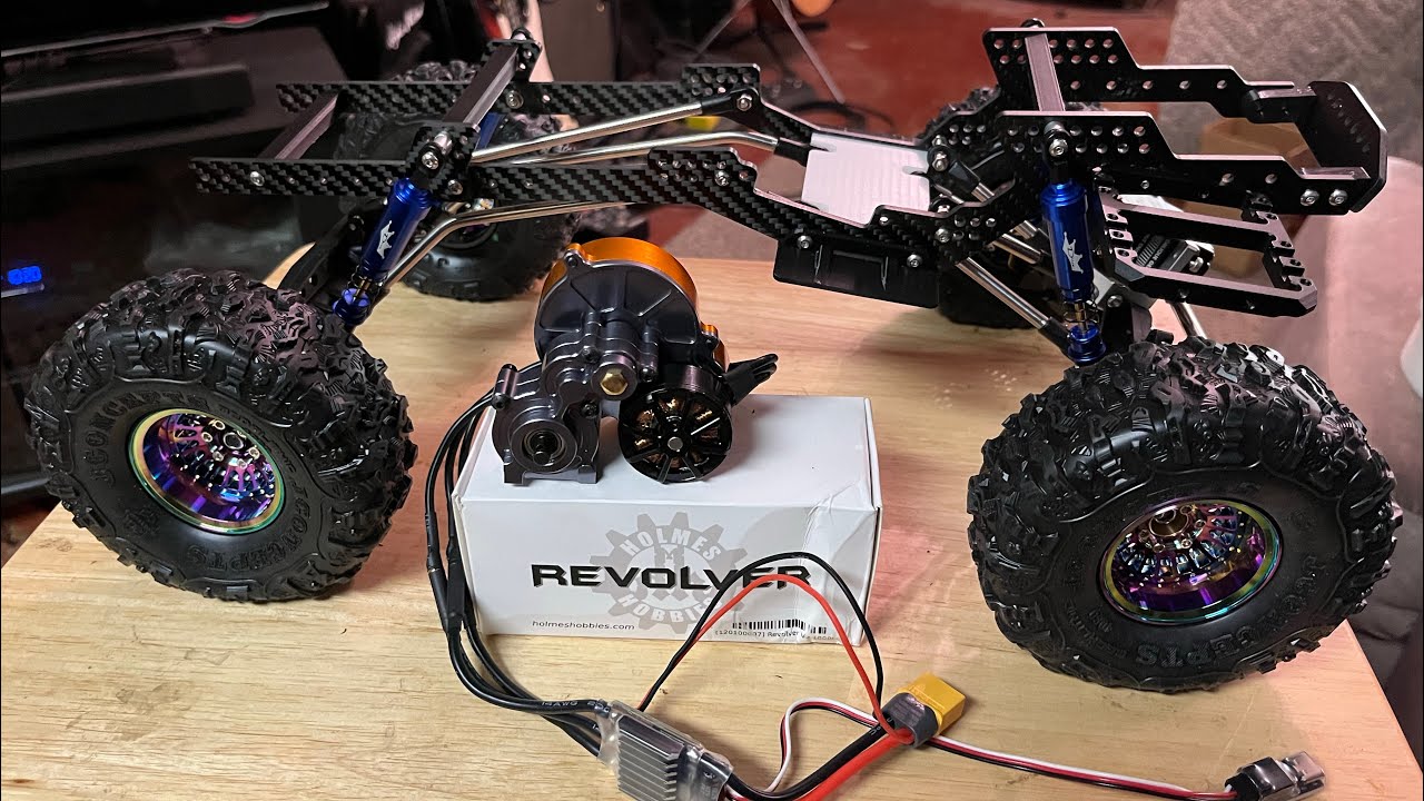 Custom (comp?) Crawler Build! SR Customs carbon chassis, @DLUX_FAB_RC ...