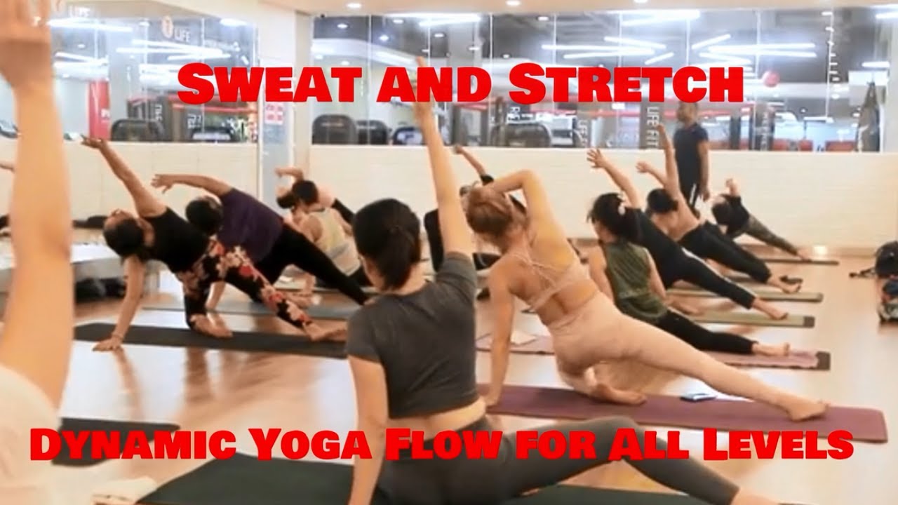 Sweat and Stretch: Dynamic Yoga Flow for All Levels - YouTube