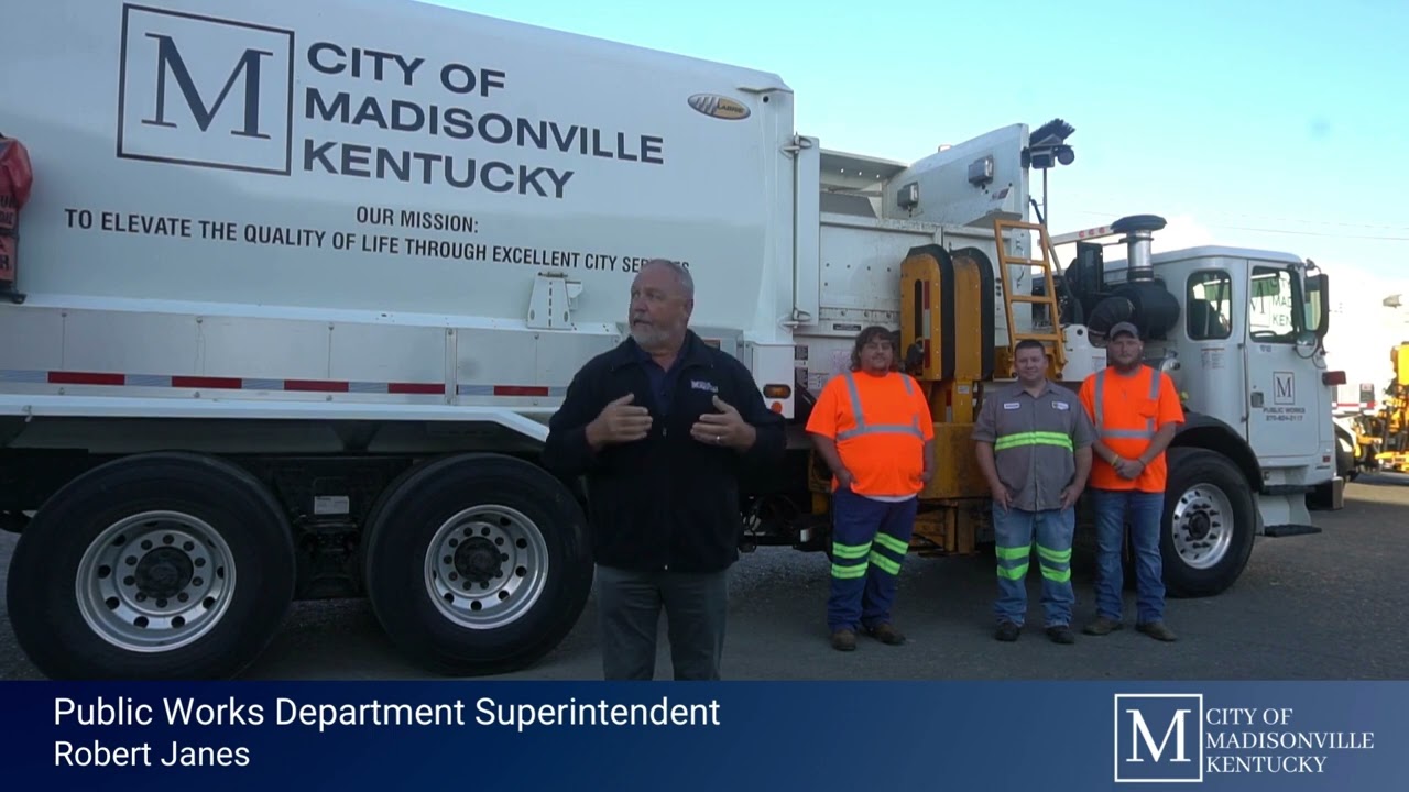 Public Works Superintendent Robert Janes gives update on new sanitation ...