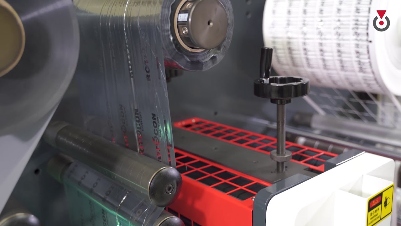 ROTOCON Ecoline RDF330 digital label converting - YouTube