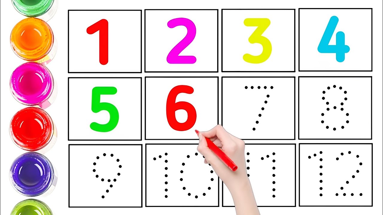 Counting 1 to 100 | 123 numbers | one two three, 1 से 100 तक गिनती, 1 ...