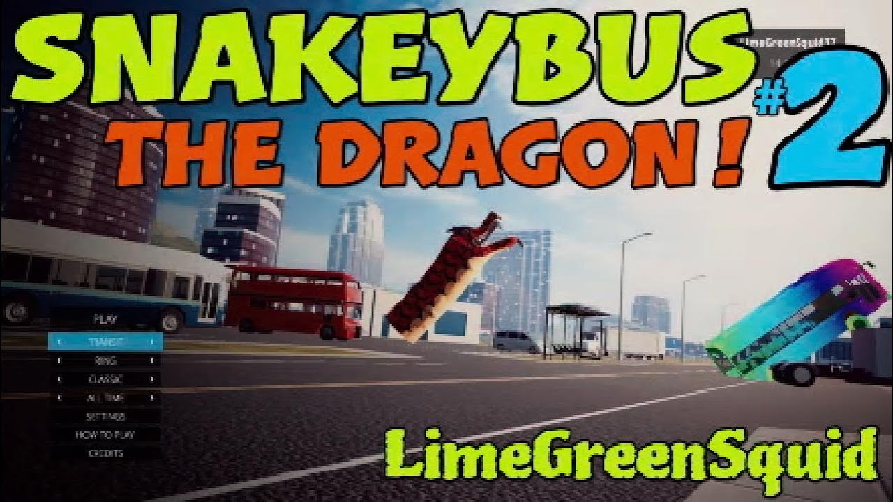 Snakey Bus [#2] The DRAGON! 'Nibbles/Snake' in 3D! - YouTube