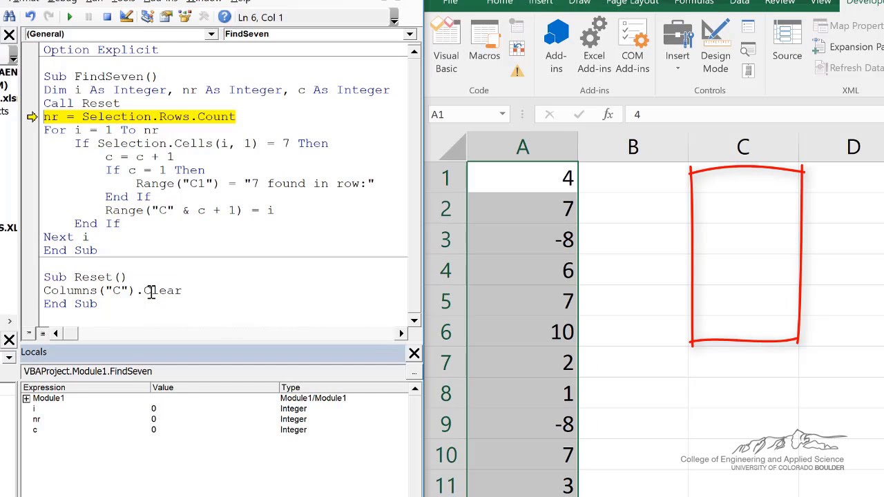 VBA: For Each and For Next Loop Example - YouTube