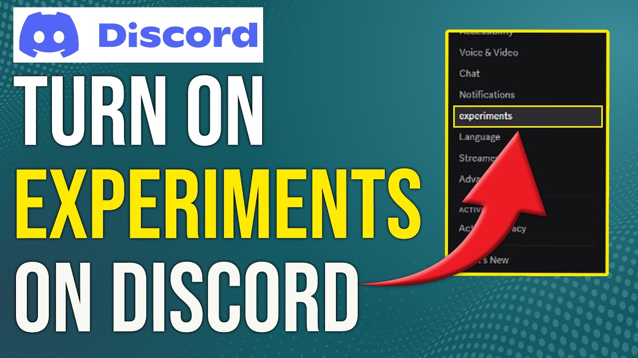 How To Turn On Experiments On Discord (How To Enable/Activate ...